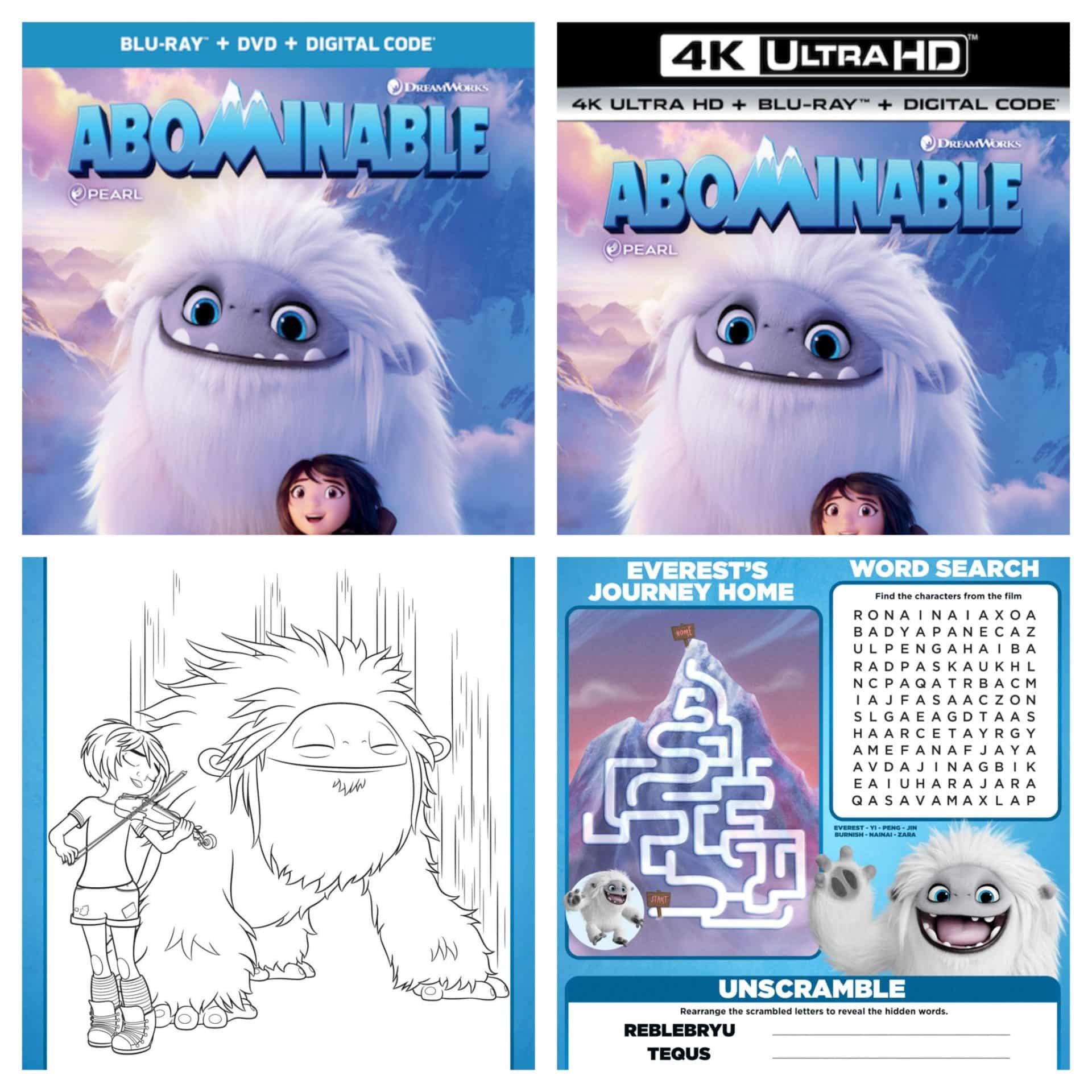 Abominable Home Video Giveaway